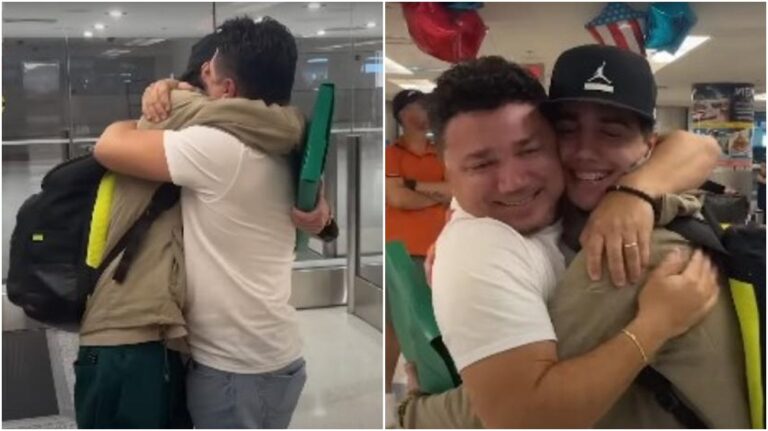 Emotivo: Actor cubano Jean Michel Fernández se reencuentra con su hijo ...